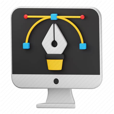 Computer Monitor Illustration Creative Design Graphic 3d Illustration Download On Iconfinder