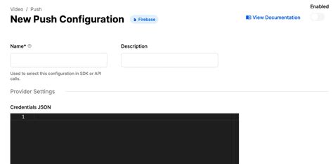 Push Providers Configuration Flutter Video And Audio Docs