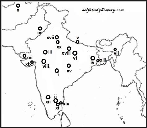 Map Practice Set III For History Optional With Solution SELF STUDY HISTORY