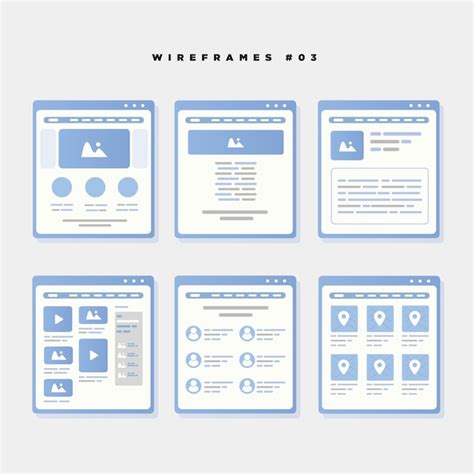 Premium Vector Flat Minimal Wireframes