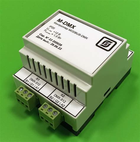 Контроллер M Dmx Modbus Dmx512 на 2 канала купить с доставкой по