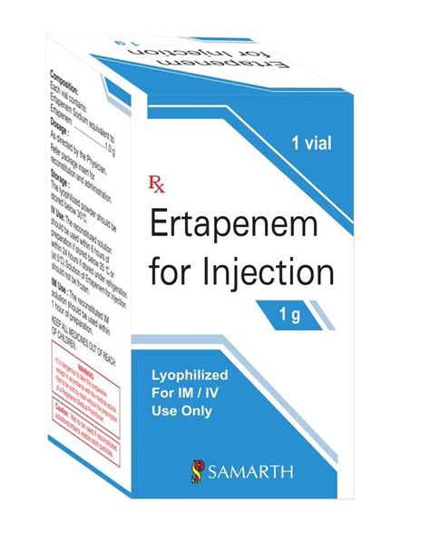 Ertapenem For Injection 1 G At ₹ 201 Box Ertafic In Mumbai Id 2853258586673