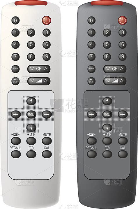 遥控器控制电视。