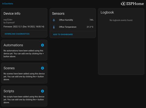Esp32 Humidity Sensor Using Esphome