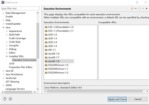 Java Eclipse Cant Find Compatible Jre Suddenly Stack Overflow
