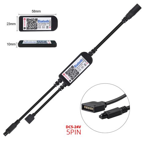 Rgb Rgbw Bluetooth Led Controller Usb 24 Keys Grandado