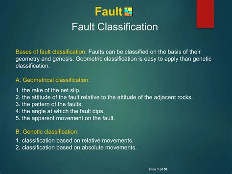 3 Classification Of Faults And Field Recognition Of Faults Pptx