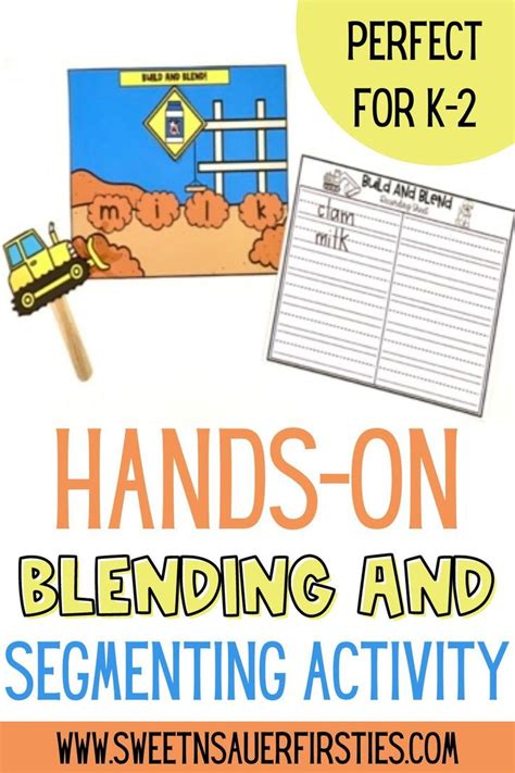 Hands On Initial And Final Blends Blending And Segmenting Activity