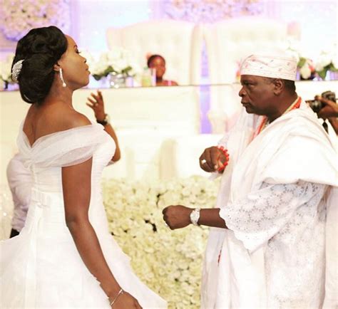 Photos Former Governor Olagunsoye Oyinlolas Daughter Weds