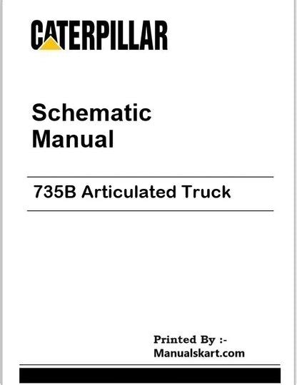 Caterpillar 735b Articulated Truck Pdf Schematic Wiring Diagram Manual