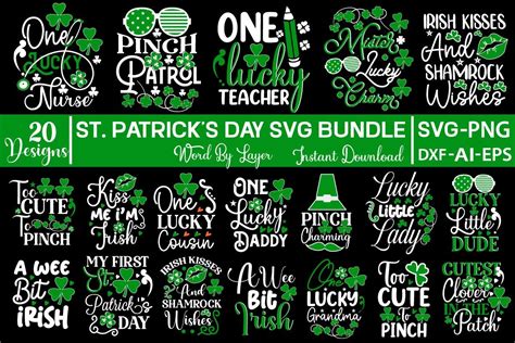 St Patricks Day Svg Bundle Bundle · Creative Fabrica