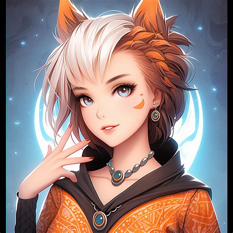 Cheems Fox Girl With Vibrant Orange Hair 73babc28 By Ameliafirefox On Deviantart