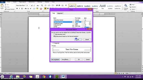 How To Set Default Font Font Size And Spacing For All Doc In Microsoft
