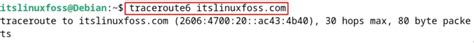 How To Use Traceroute On Debian Its Linux FOSS