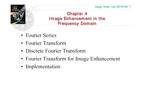 Pdf Fourier Series • Fourier Transform • Discrete Fourier Transform • … · 2006 2 24 · Image