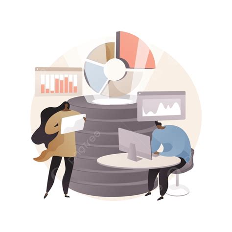 Big Data Analytics Vector Png Images Big Data Analytics Abstract Concept Vector Illustration