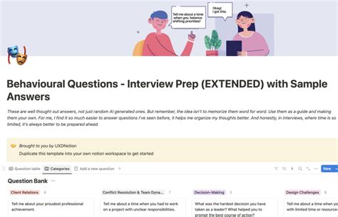 Behavioural Questions Interview Prep Ux Product Designer With Sample Answers
