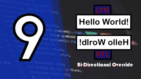 Html Lesson 9 Bi Directional Override Youtube