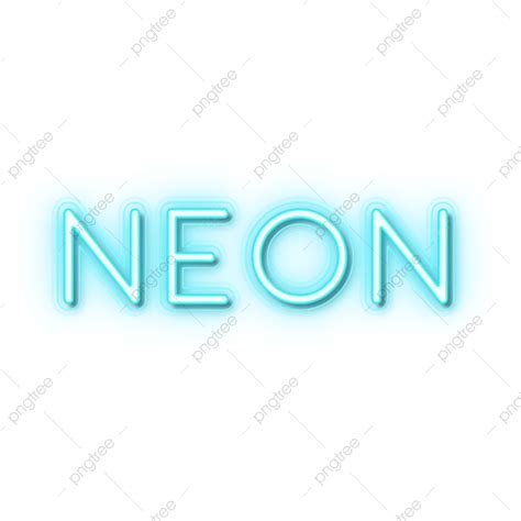 Neon Text Effect Vector Hd PNG Images Illustrator Neon Text Effect