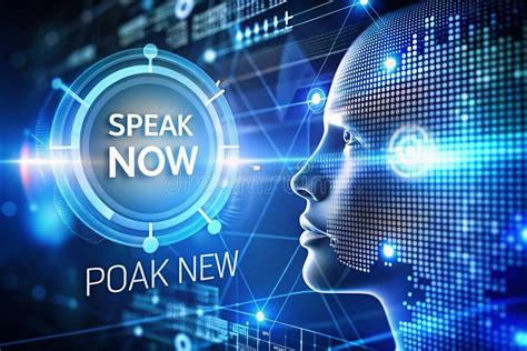 Voice Recognition Ai And Artificial Intelligence For Advanced Search Technology Stock
