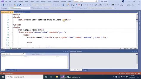 we wk 04 video 03 passing data from view to controller youtube
