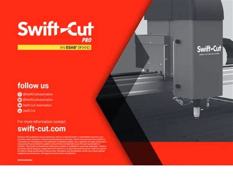 Stainless Steel Esab Swift Cut Pro Cnc Plasma Cutting System 240v Automation Grade Semi