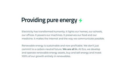 Eco Energy on Behance