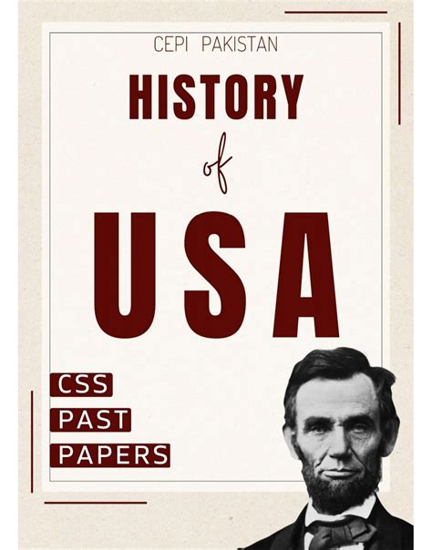 Og4 4 Css History Of Usa Past Papers Domain Wise Cepi Pakistan