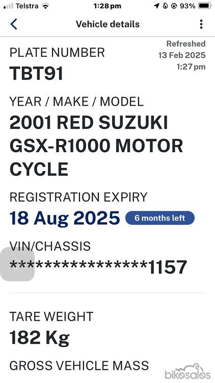 2001 Suzuki Gsx R1000