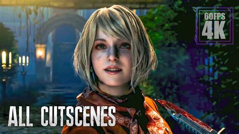 Resident Evil 4 Remake All Ashley Graham Cutscenes 【4k60ᶠᵖˢ】 Youtube