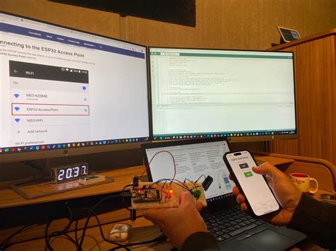 Webinterface Met Lokaal Accesspoint Op Esp32 Voor Besturing Machine Botberg