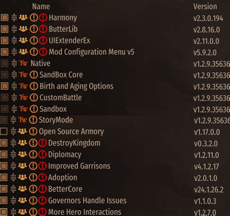 Working 129 Mod Load Order Rbannerlord