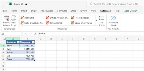 Power Automate Save The Power BI Visualization Into A Excel File Trainings Consultancy