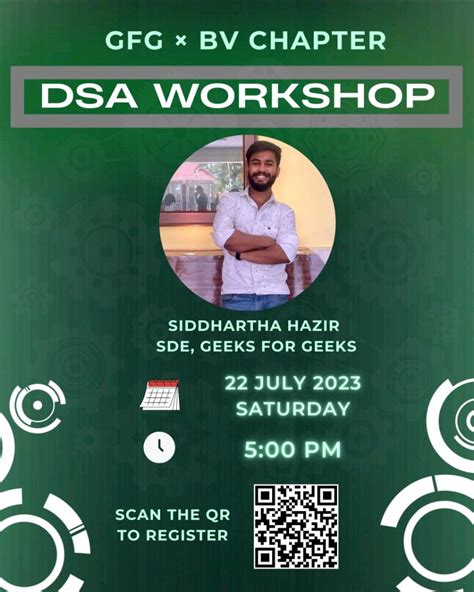 🌟🚀 exciting dsa workshop alert 🚀🌟 📅 date 22nd july ⏰ time 5 00 pm