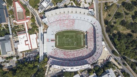 Aerial Views Of Sanford Stadium Editorial Photo Image Of Cato