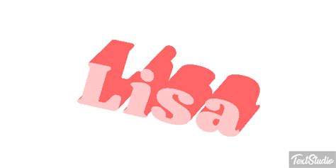 Lisa Name Animated  Logo Designs