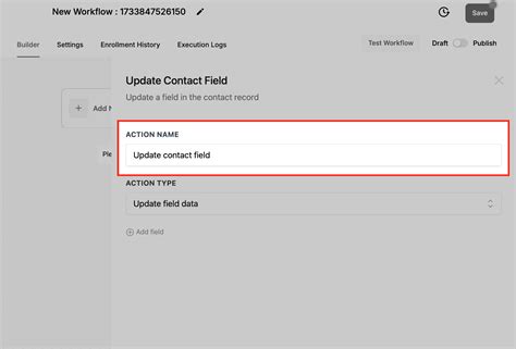 Workflow Action Update Contact Field Highlevel Support Portal