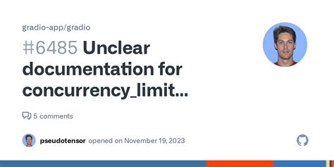 Unclear Documentation For Concurrency Limit And Or Missing From Events Issue Gradio