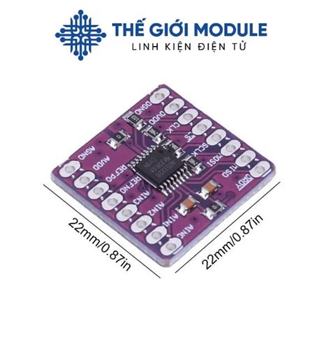 Mạch Chuyển đổi Adc Ads1220 24 Bit Giao Tiếp Spi Thế Giới Module