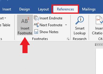 How To Insert Footnotes In Microsoft Word