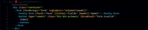 Dynamic Form Using Angular Formly Apt