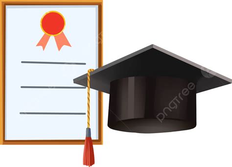 핸드 드로잉 졸업 일러스트 시즌 블랙 학사모 상장 증서 손으로 그린 졸업 시즌 학사모 Png 일러스트 및 Psd 이미지 무료 다운로드 Pngtree
