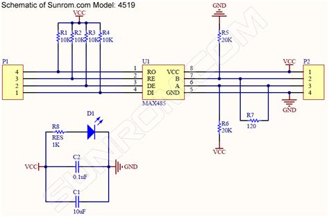 rs485 ttl module [4519] sunrom electronics technologies