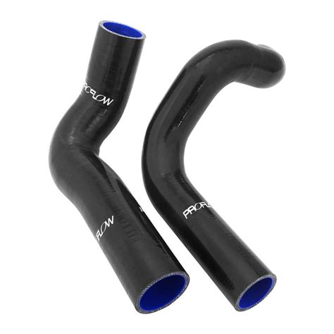 Proflow Radiator Hose Kit Silicone Black For Ford Xw Xwgt Zc 351