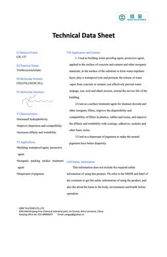 Triethoxy Octyl Silane At ₹ 300kg Crosslinking Agent In Mumbai Id