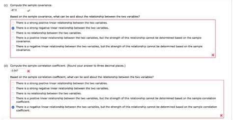 Solved Five Observations Taken For Two Variables Follow