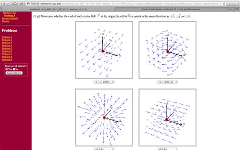 Finding Curl From A Vector Field Picture