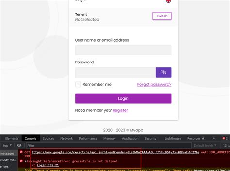 Issue With ReCAPTCHA V2 In Blazor Server 7 0 1 4507 Support ABP IO