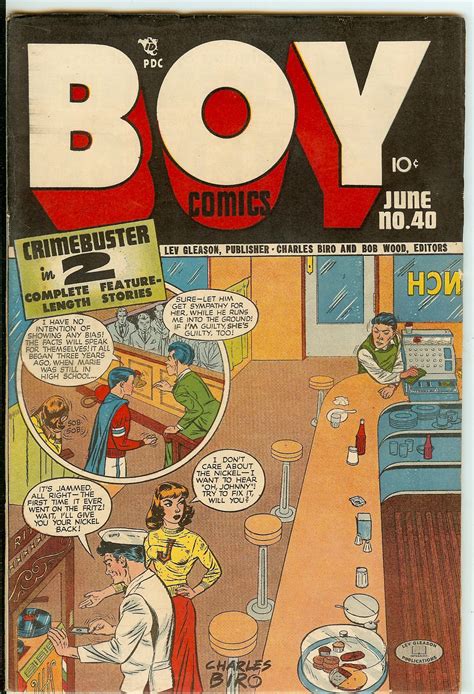 Boy Comics 40 70 Reeces Rare Comics