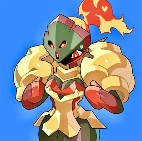 Rule 34 Armarouge Armor Bare Thighs Blue Background Cleavage Drunk